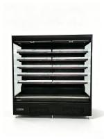 China R290 Open Display Chiller With Night Blinds And High‑Loading Adjustable Shelving for sale