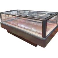 China Dual-Mode Chiller & Freezer Island Cabinet, Ultra-High-Glass Ice Cream Display Showcase VISION P for sale
