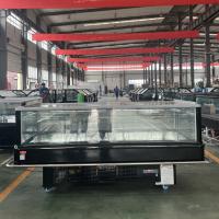 China Dual-Mode Chiller & Freezer Island Cabinet, Ultra-High-Glass Ice Cream Display Showcase VISION P for sale