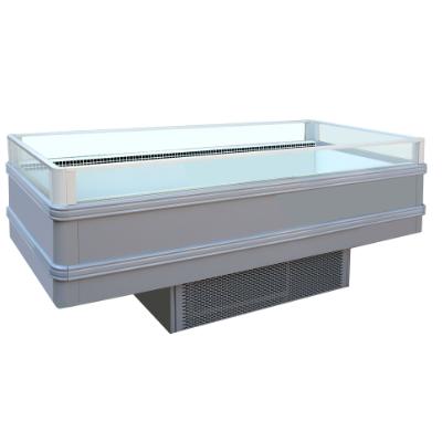China Dual-Temp Interchangeable Chiller & Freezer Island Cabinet | VISION G Standard Height Sliding Glass Showcase for sale
