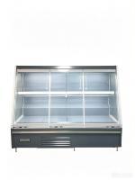 China Commercial Swing & Sliding Door Chiller Low‑E Glass Adjustable Shelves Panoramic Endpanel for sale