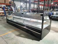 China premium meats display cabinet for Large Supermarket  with bottom cold plate for sale