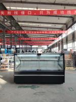 China premium meats display cabinet for Large Supermarket  with bottom cold plate for sale