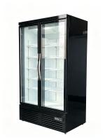 China Low‑E Glass Upright Display Chiller Dixell Thermostat R290 Refrigerant for sale