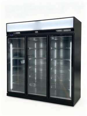 China Multideck Upright Chiller Cabinet With Adjustable Wire Shelves For Supermarket for sale