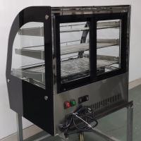 China Countertop Cake Display Refrigerator Flat Or Curved Glass Bakery Showcase Vantilated Cooling for sale