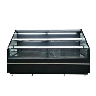 China Remote Semi Vertical Chiller with Low Noise & Premium Food Display for sale