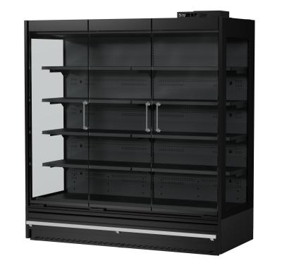 China Commercial Remote Glass Door Multideck Display Refrigerator for Supermarket Merchandising for sale