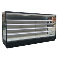 China GAEA Supermarket Beverages Yogurt Fruits Vegetables Multideck Display Cooler for sale