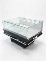 China Four-Sided Transparent Plug-in Island Chiller For Supermarket Fresh Food for sale