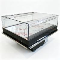China Four-Sided Transparent Plug-in Island Chiller For Supermarket Fresh Food for sale