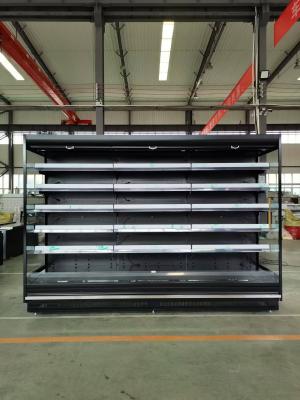 China 2900mm Open Air Display Cooler Remote Refrigerated Merchandiser for Food Retail for sale