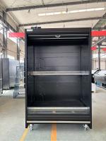 China 1250mm Tall Commercial Open Display Fridge Remote Multideck Showcase for sale