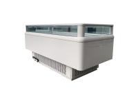 China Low-E Sliding Glass Island Chiller With Interchangeable Freeze & Chill Mode for sale