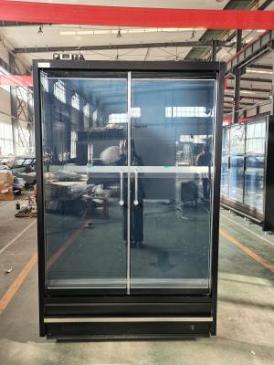 China 1250mm Commercial Glass Door Display Fridge Remote Multideck Chiller for Supermarket for sale