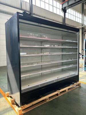 China Remote Type Air Curtain Multideck Display Fridge with Adjustable Shelves for Supermarkets for sale