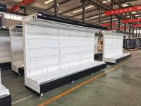 China Remote Type Air Curtain Multideck Display Fridge with Adjustable Shelves for Supermarkets for sale