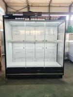 China 1875mm Multideck Chiller With Glass Doors for Supermarket Refrigerated Display for sale