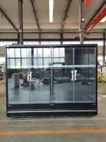 China 2500mm Remote Multideck Fridge Commercial Glass Door Merchandiser Supermarket Refrigeration Equipment for sale