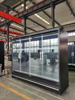 China 2500mm Remote Multideck Fridge Commercial Glass Door Merchandiser Supermarket Refrigeration Equipment for sale