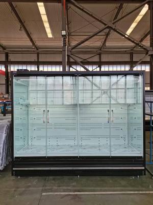 China 2500mm Remote Multideck Fridge Commercial Glass Door Merchandiser Supermarket Refrigeration Equipment for sale