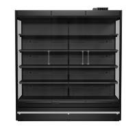 China 2900mm Supermarket Display Refrigerator With Anti-Fog Glass Doors and Remote Cooling for sale