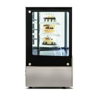 China Bakery Square Display Chiller Optional Marble Base for Dessert Merchandising for sale