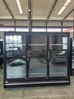 China 2340mm Vertical Glass Door Freezer for Frozen Food Supermarket Display for sale