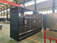 China 3750mm Tall Supermarket Refrigeration Cabinet With Commercial Glass Door Display for sale