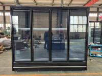 China 2500mm Tall Commercial Display Refrigerator Remote Glass Door Refrigerated Cabinet for sale