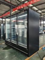 China 2340mm High Remote Multideck Freezer Triple Glazed Supermarket Refrigeration Cabinet for sale