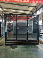 China 2340mm High Remote Multideck Freezer Triple Glazed Supermarket Refrigeration Cabinet for sale