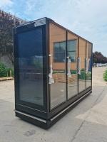 China 3120mm Tall Commercial Glass Door Display Freezer for Frozen Food Merchandising for sale