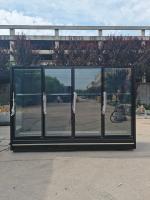China 3120mm Tall Commercial Glass Door Display Freezer for Frozen Food Merchandising for sale