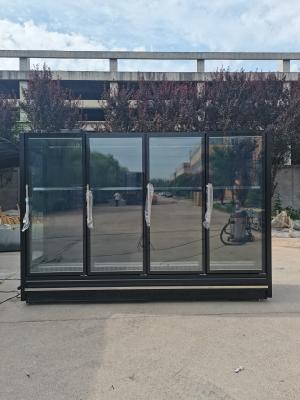 China 3120mm Tall Commercial Glass Door Display Freezer for Frozen Food Merchandising for sale