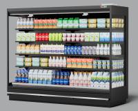 China Commercial Multideck Open Chiller Customizable Color for Drinks & Produce Merchandising for sale