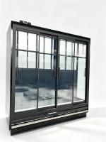 China Double‑glazed Anti‑fog Chiller Cabinet for Supermarket Daily Food Refrigerated Show for sale