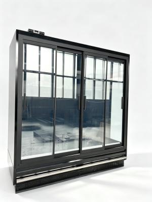 China Double‑glazed Anti‑fog Chiller Cabinet for Supermarket Daily Food Refrigerated Show for sale