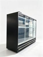 China Double‑glazed Anti‑fog Chiller Cabinet for Supermarket Daily Food Refrigerated Show for sale