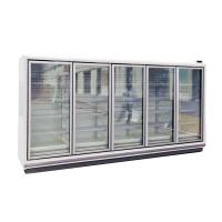 China Frameless Triple‑glazed Chiller with Vertical LED for Supermarket  U for sale