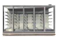 China Frameless Triple‑glazed Chiller with Vertical LED for Supermarket  U for sale