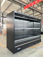 China 2560mm Commercial Refrigerated Open Display Merchandiser for Large Supermarket Aisles for sale