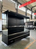 China 2560mm Commercial Refrigerated Open Display Merchandiser for Large Supermarket Aisles for sale