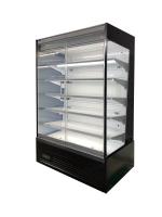 China Self‑contained Double‑glazed Chiller with Panoramic Side Panels for Grocery Shop for sale