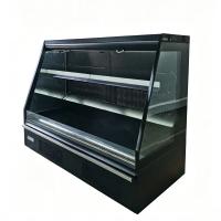 China Semi‑Height Commercial Chiller With Panoramic Panel For Produce for sale