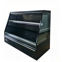 China Semi‑Height Commercial Chiller With Panoramic Panel For Produce for sale