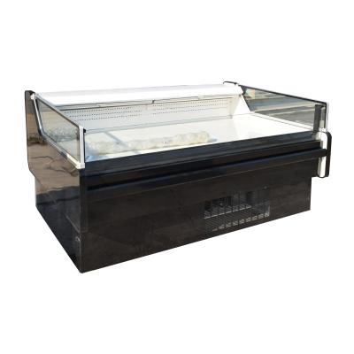 China PHEA R Series Commercial Refrigerated/Hot Display Case with Lift-Up Flat Glass Door for sale