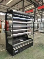 China 1560mm Commercial Multideck Open Chiller for Fresh Food and Beverage Merchandising for sale