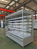 China 2560mm Large Refrigerated Open Display Merchandiser for Supermarket Aisles for sale