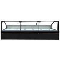 China PHEA RDP Series Commercial Static Cooling Display Case with Lift-Up Flat Glass Doo for sale